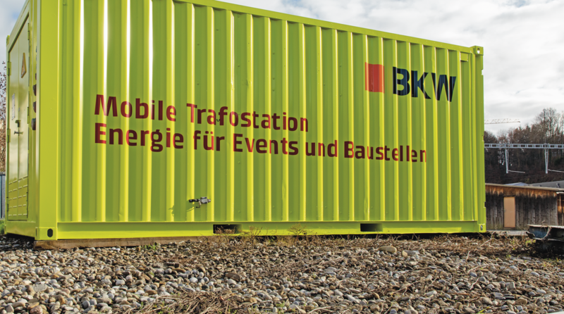 Mobile Trafostation mieten - BKW