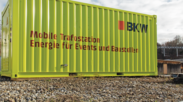 Mobile Trafostation mieten - BKW